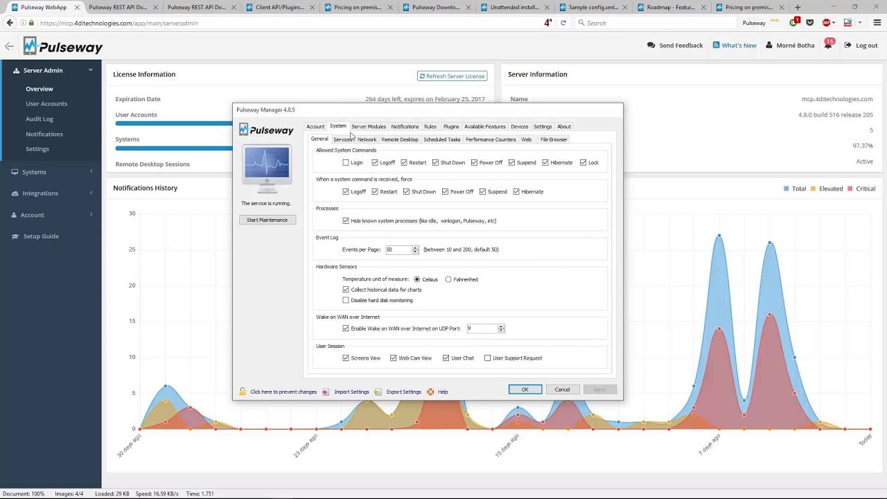 Pulseway demo - YouTube