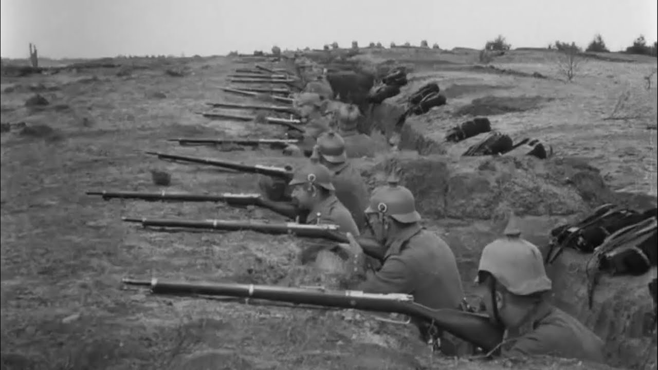 On the Firing Line with the Germans (1915) - YouTube