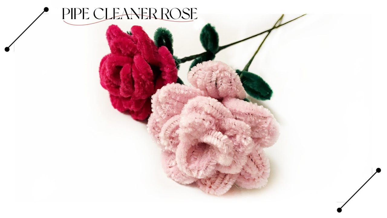 DIY Pipe Cleaner Roses: Easy Step-by-Step Tutorial - YouTube