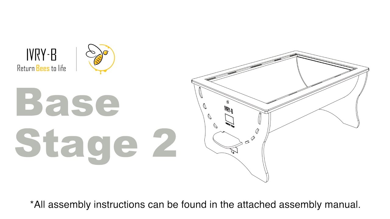 Base Stage 2 - Ivry-B - Beehive Assembling Instructions - YouTube