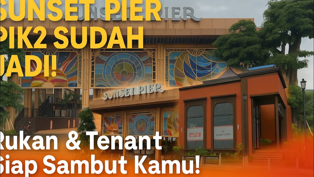 Sunset Pier PIK 2 SUDAH JADI 🔥 | Tenant Baru BERMUNCULAN‼️ Update Ebony ...