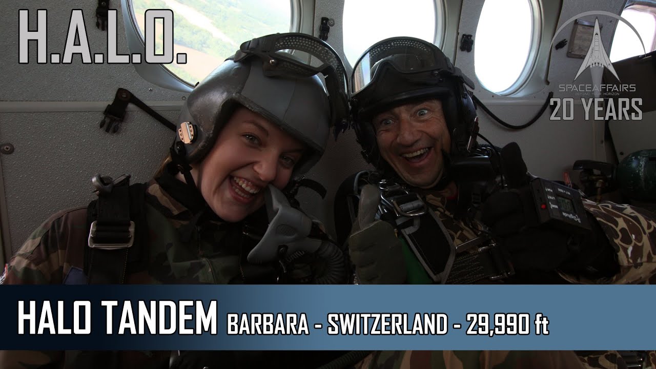 HALO Tandem Skydive from 30,000 ft - A Free Fall - YouTube
