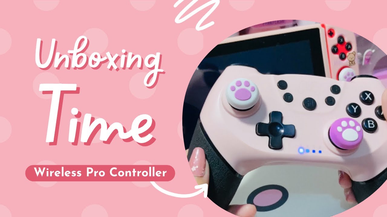 UNBOXING WIRELESS PRO CONTROLLER FOR NINTENDO - Nintendo Controller ...