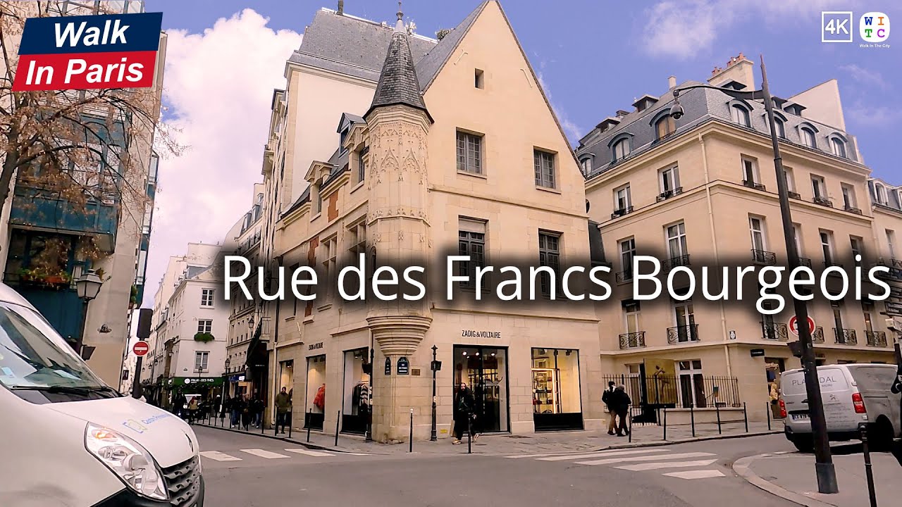 Rue des Francs Bourgeois, Paris, France | Walk In Paris | Paris walk ...