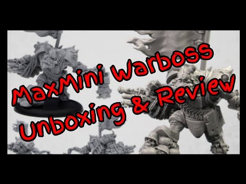 Ork Warboss from MaxMini.eu - Unboxing and Review