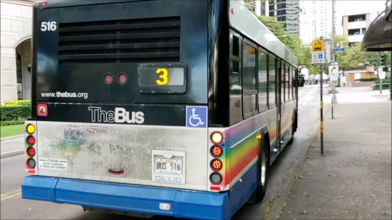 Honolulu TheBus #516 whistle noise - YouTube