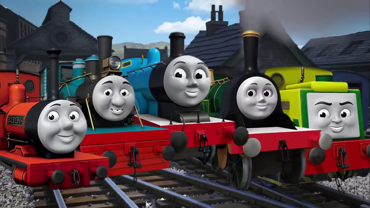 THOMAS AND FRIENDS 2ND VERSION Finger Family Daddy Finger Nursery Rhyme ...