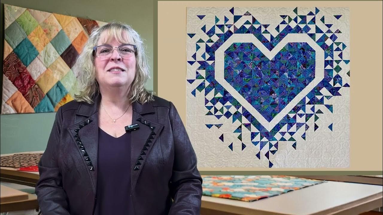 Exploding Heart Quilt Winter Classes 2024 - YouTube