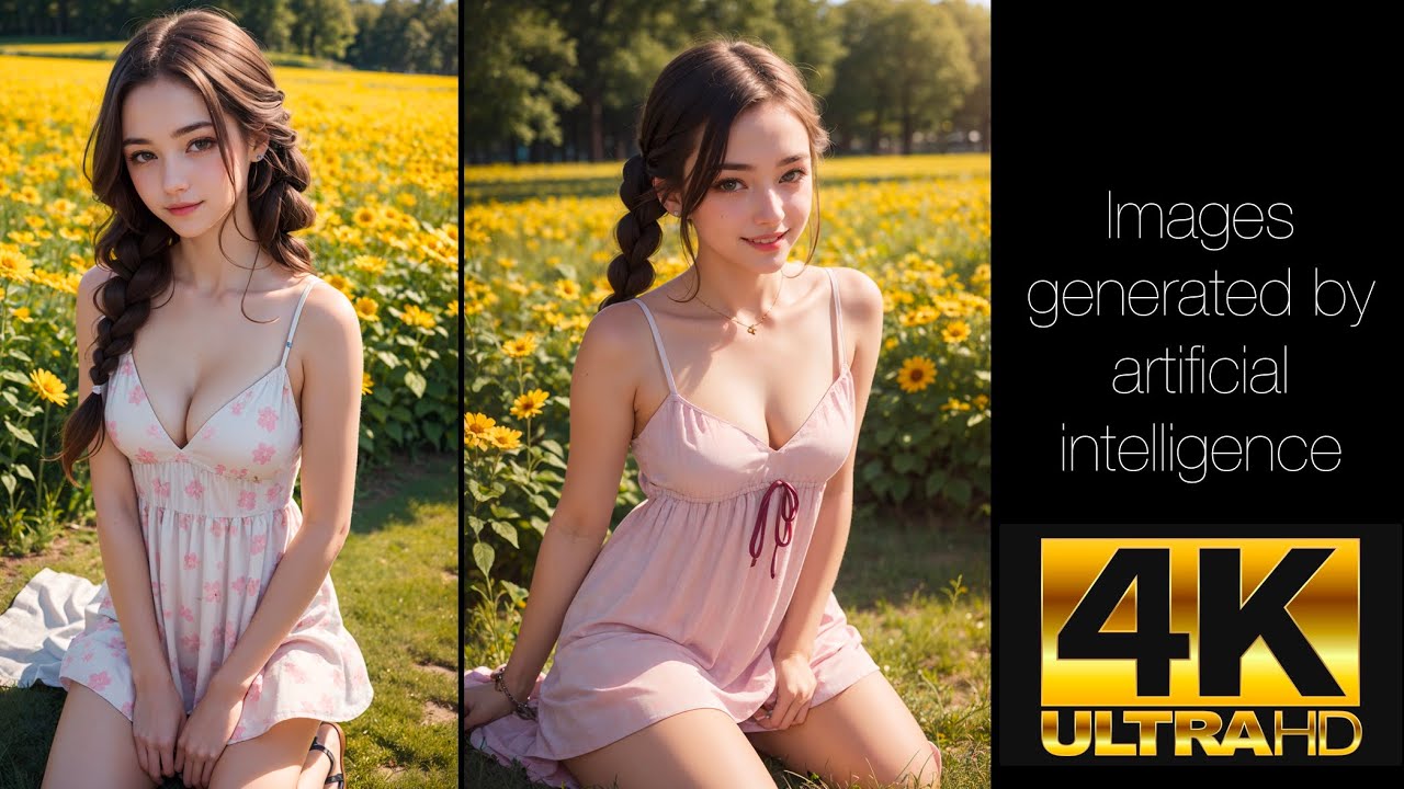 🌼 AI Dreamscape - Elegance Enhanced by AI: Natural Beauty Blooms - 4k Lookbook - YouTube