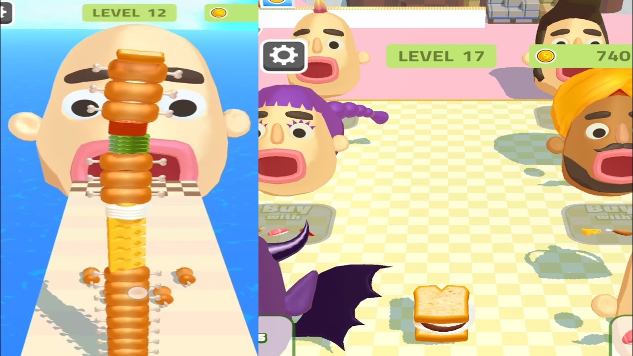 Sandwich runner- All levels gameplay |android game - YouTube