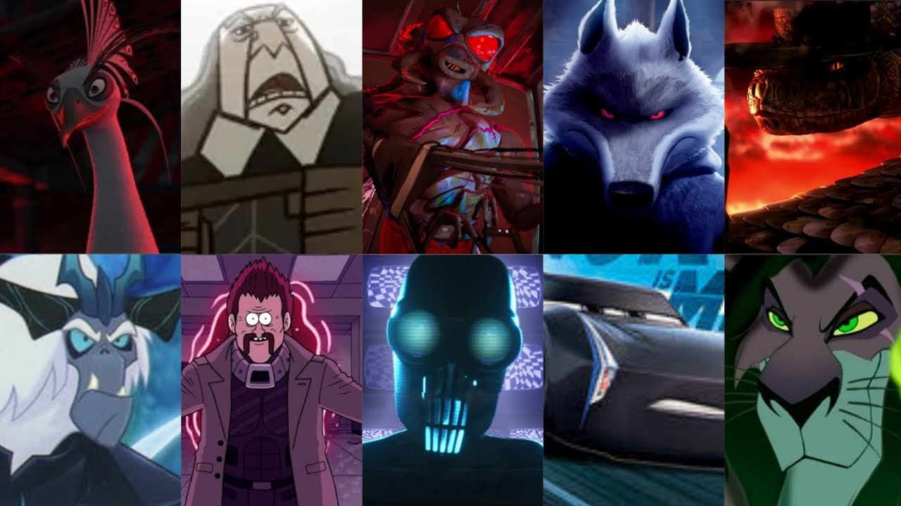 defeats of my favorite animated non Disney villains part X - YouTube