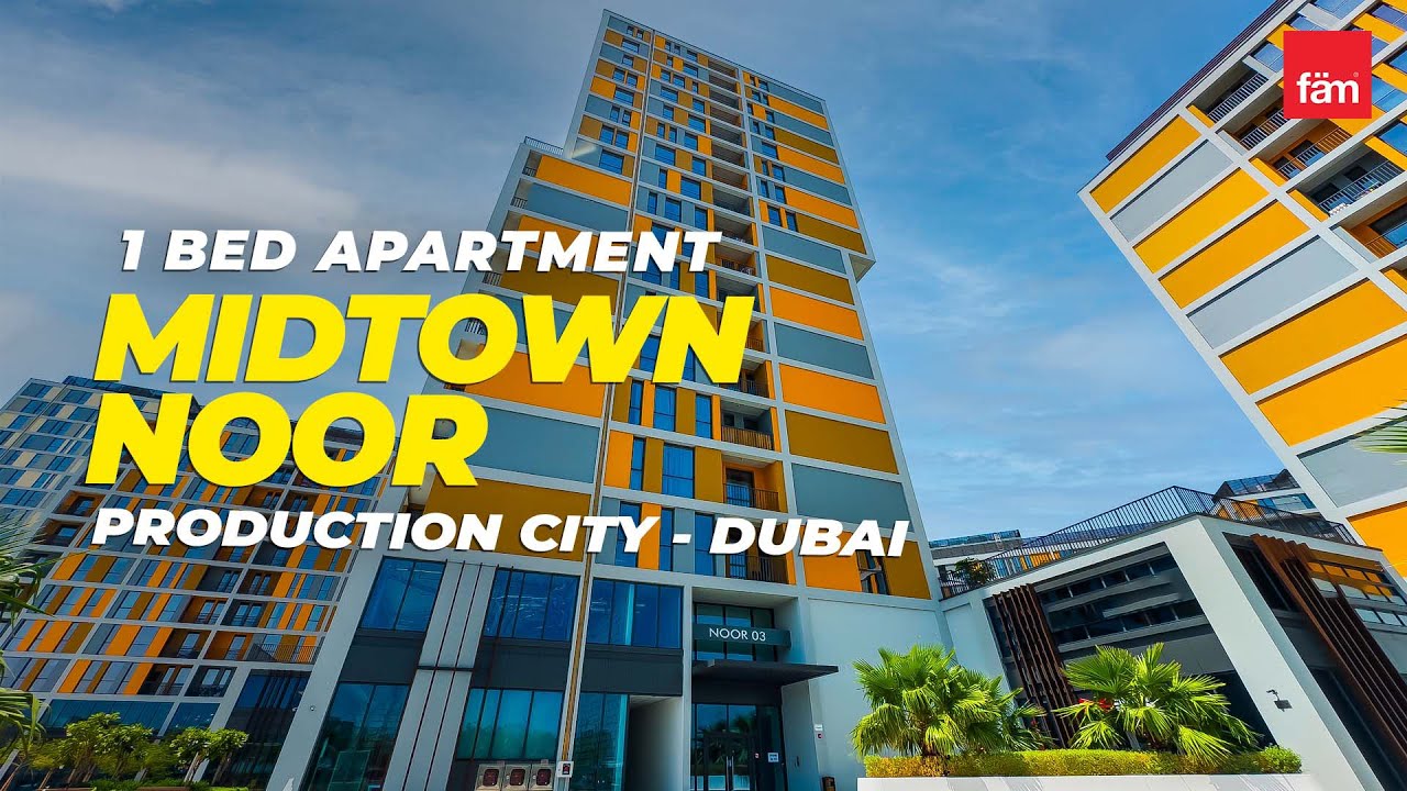 Amazing 1 Bed Apartment in Midtown Noor, Dubai Production City - Dubai - YouTube