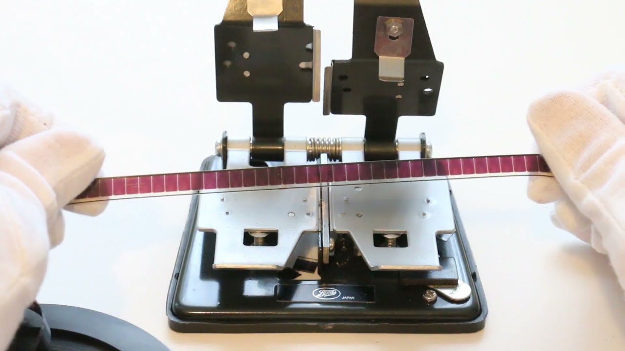 Home Movie Cement Splicing Tutorial For 8mm Film Youtube