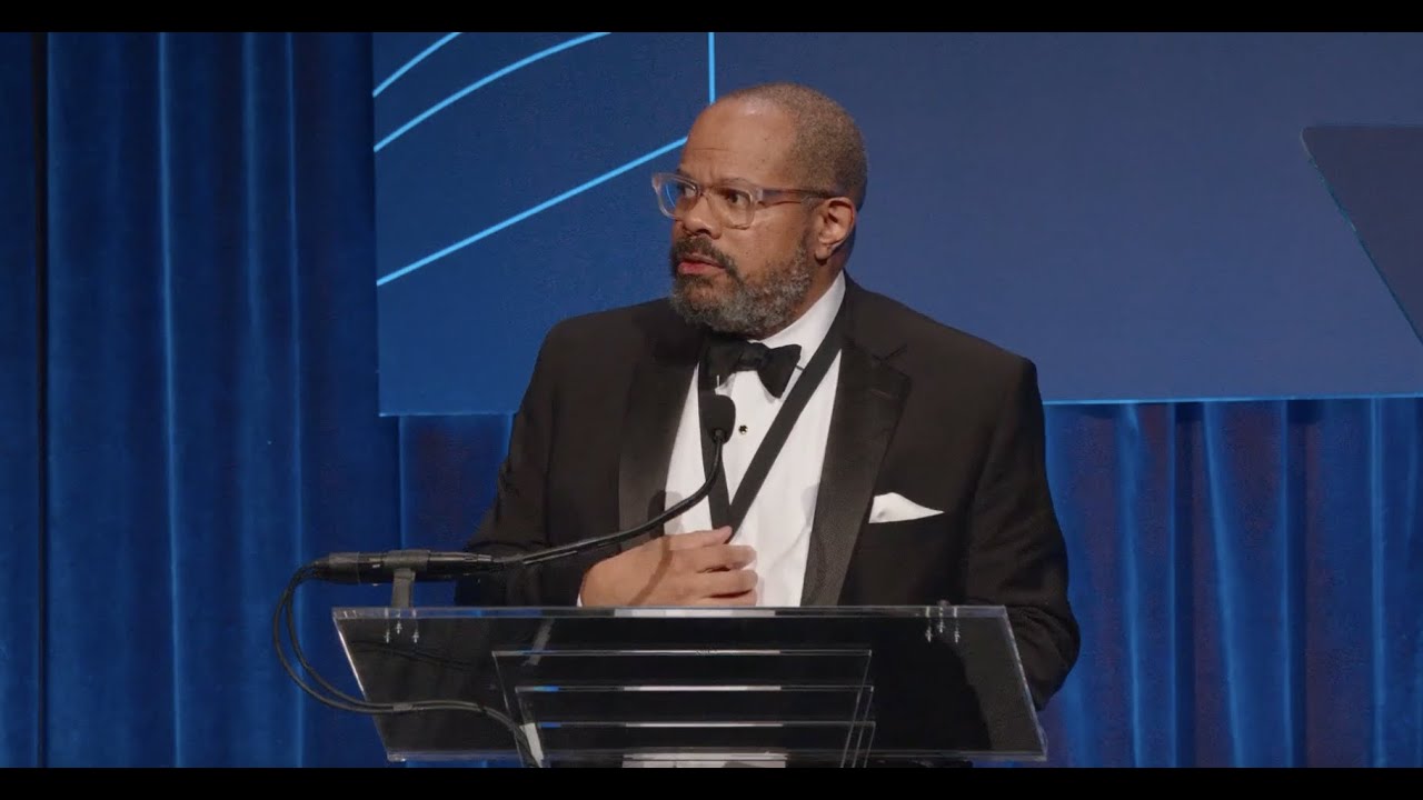 John Keene accepts the 2022 National Book Award for Poetry for Punks ...