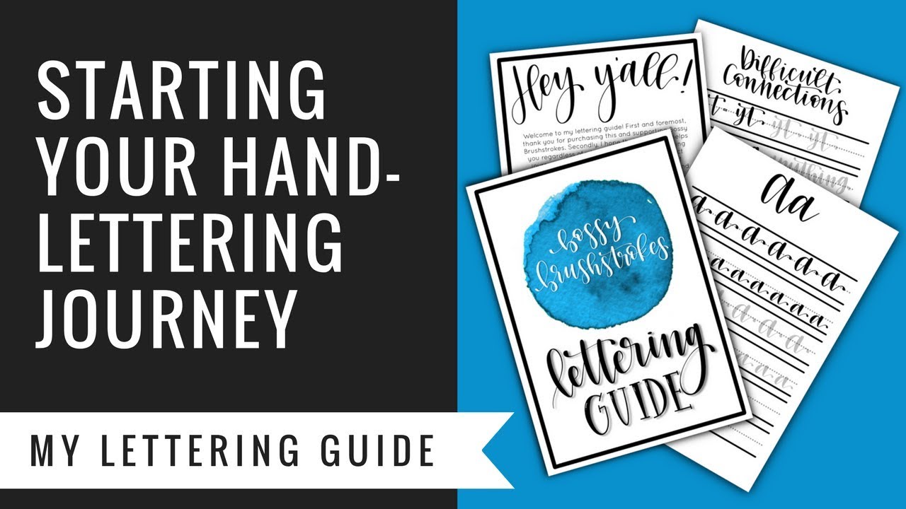 My Lettering Guide: Starting Your Lettering Journey - YouTube