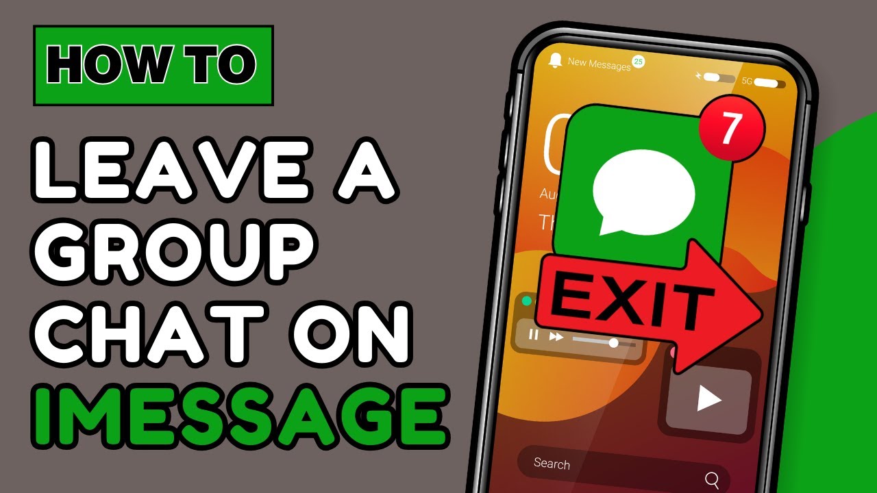 How to Leave a Group iMessage Chat on iPhone (2024 Guide) - YouTube