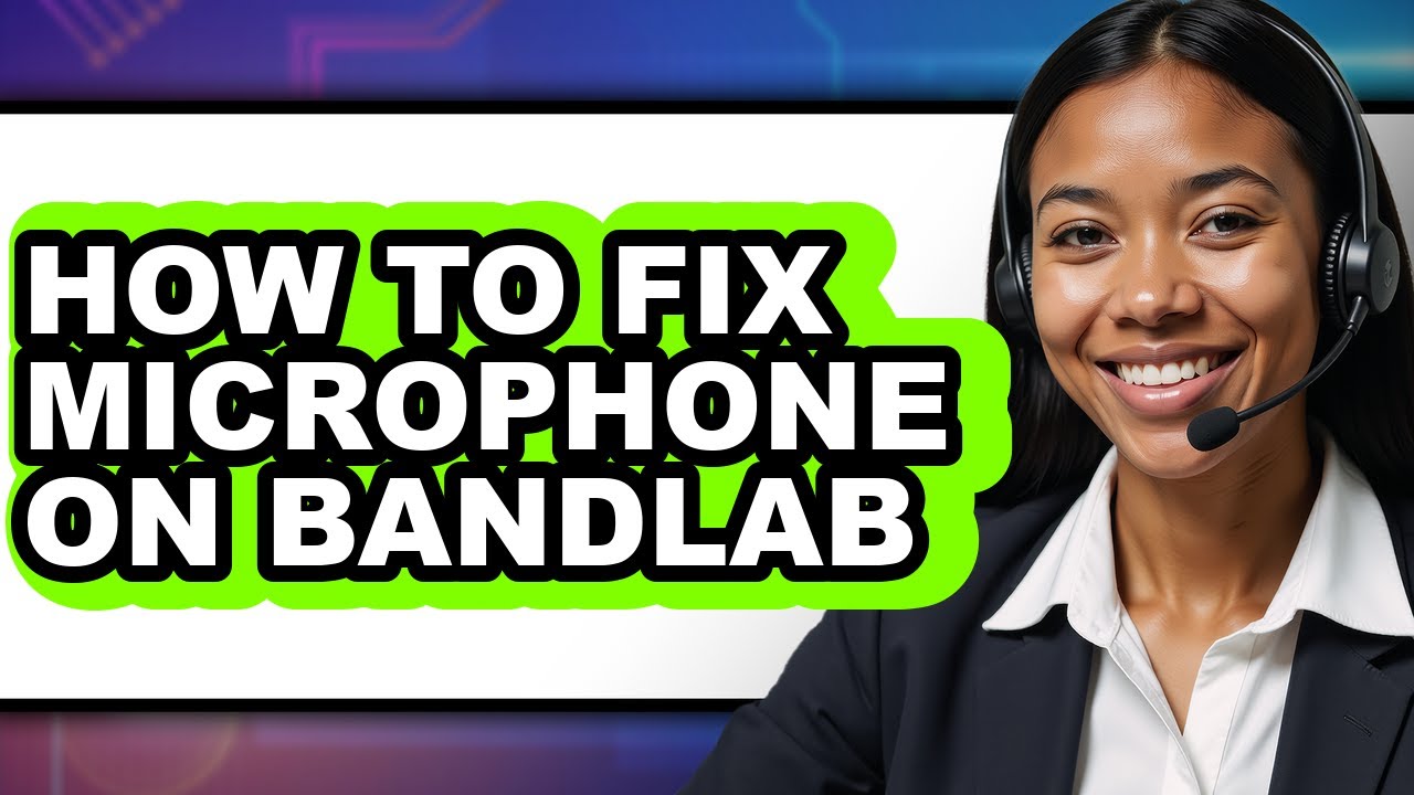 How to Fix Microphone on Bandlab - Step by Step - YouTube