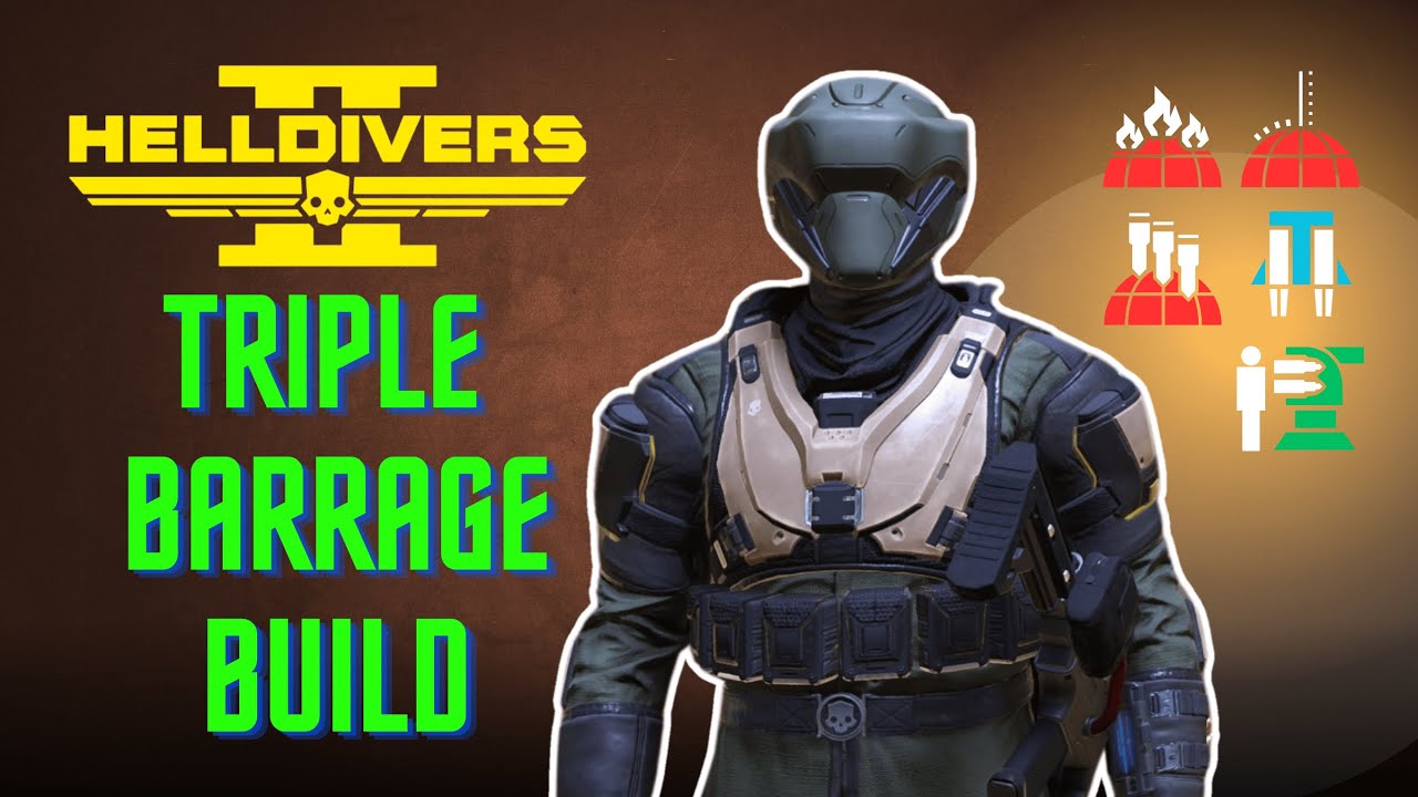 Helldivers 2: Triple Barrage Build - (Super Helldive Solo / Full Clear ...