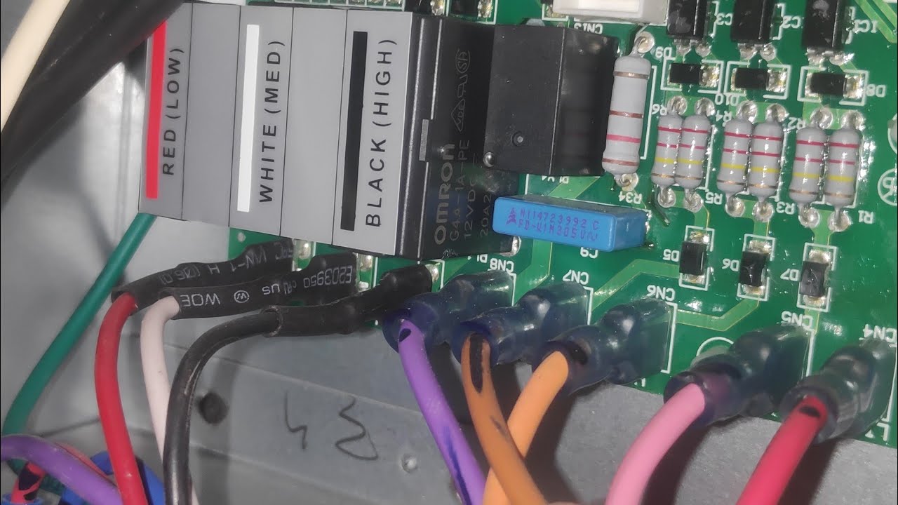 Ductable indoor unit PCB - YouTube