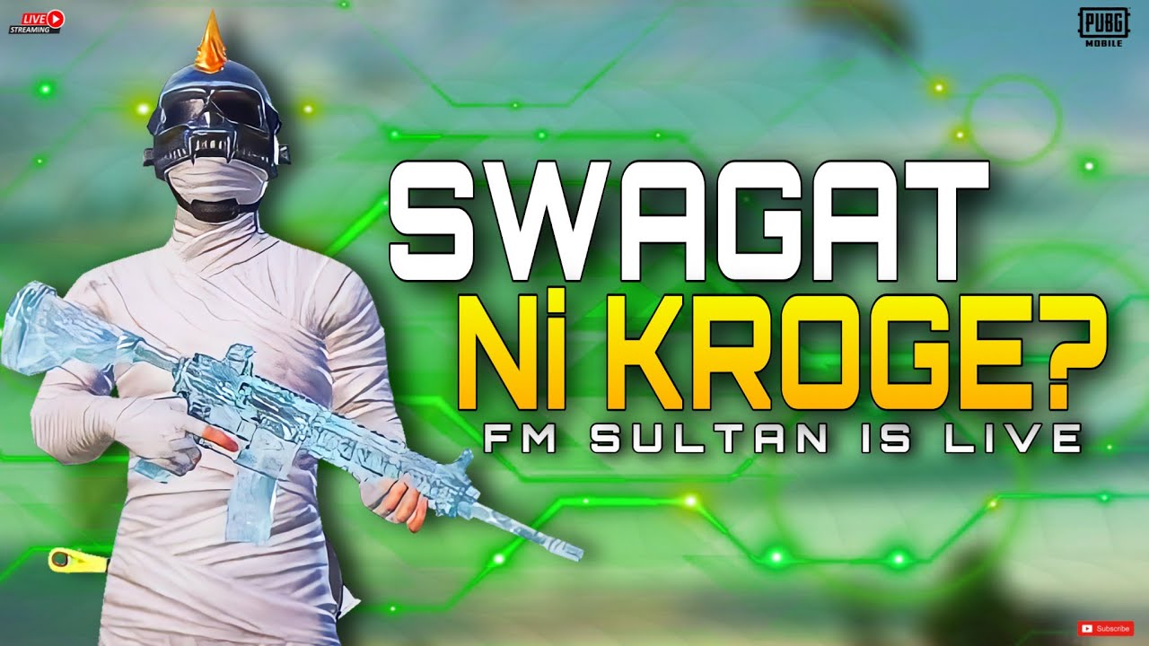 RUSH GAMEPLAY IN CONQUEROR LOBBY | PUBG MOBILE | FM SULTAN IS LIVE ...