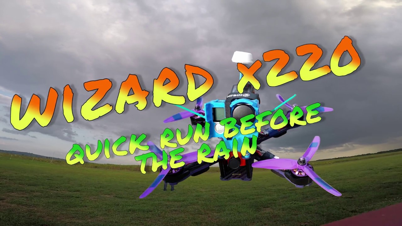 Wizard X220 - Quick run before the rain - YouTube