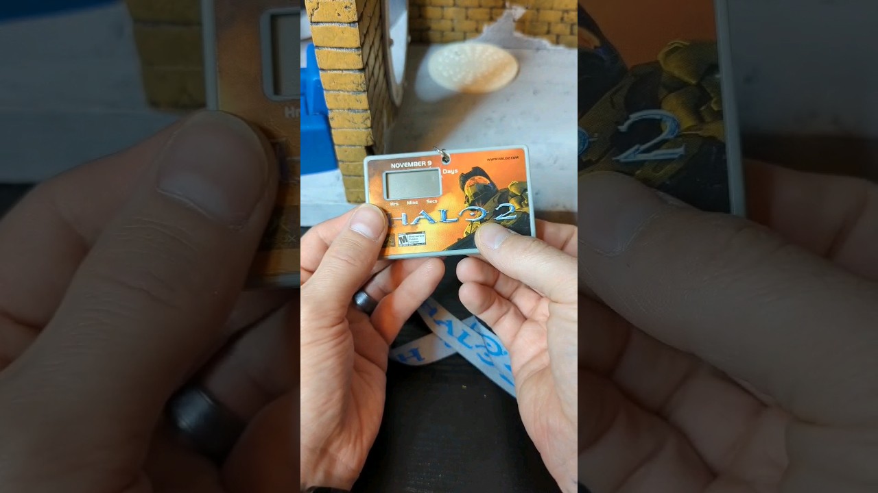 Part 2 Rare Halo 2 promotional countdown lanyard. collectables ...