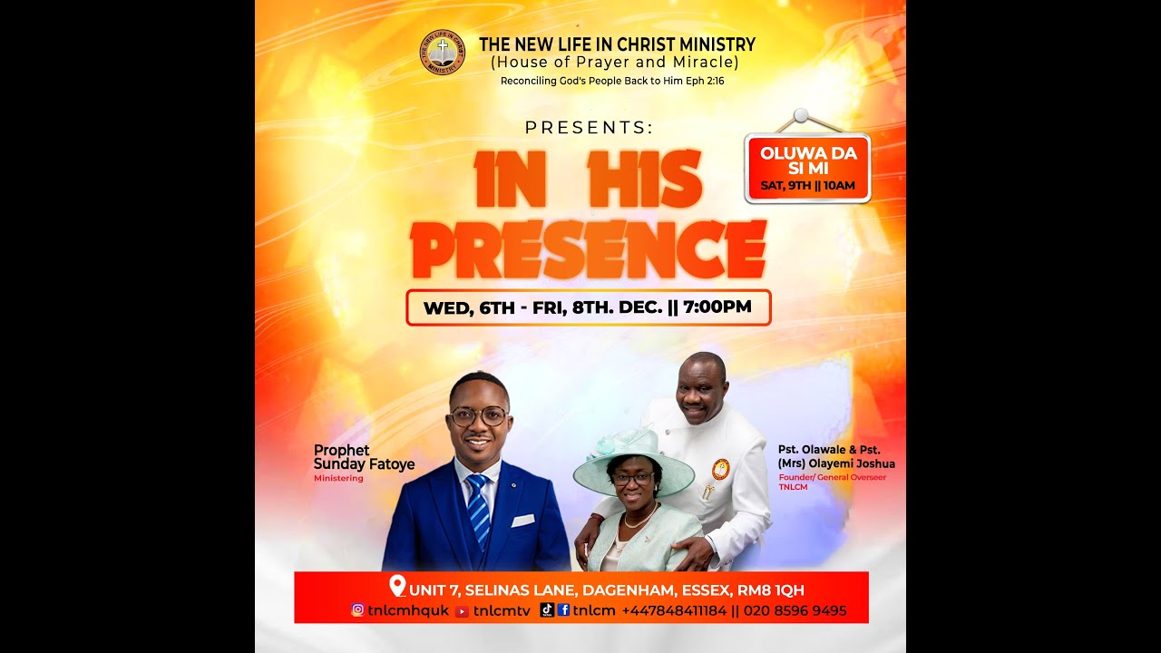 OLUWA DA SI MI - 9TH DECEMBER 2023 - YouTube