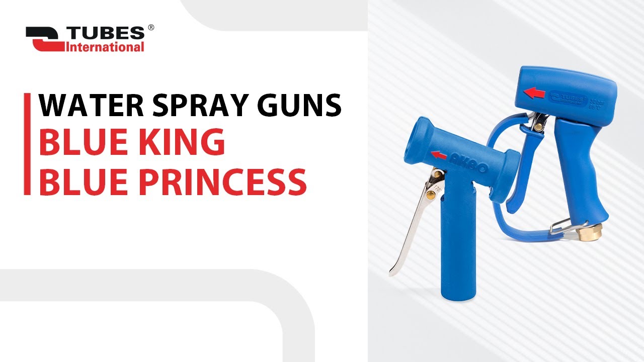 Blue King and Blue Princess water spray guns - YouTube