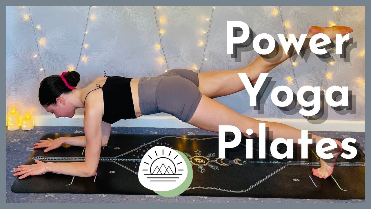 45 Min Power Yoga Pilates Fusion | Total Body Vinyasa Yoga Workout ...