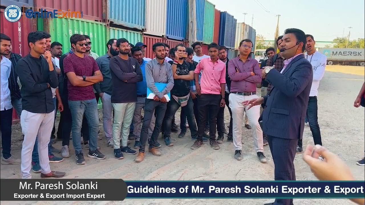 Shipping Line in India and Auctioning in Export Import. Practical Training by Mr. Paresh Solanki ...