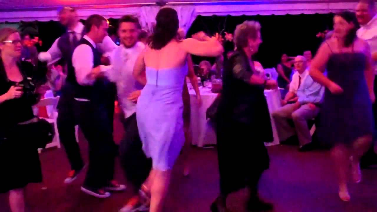 Ricky and Jane Howe Chicken Dance at Ricky and Ange's Wedding Reception ...