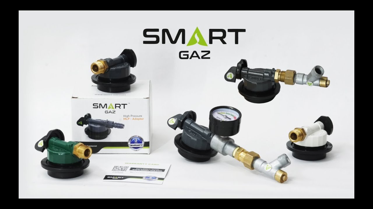 SMART GAZ adapters for LPG cylinders - English version - YouTube