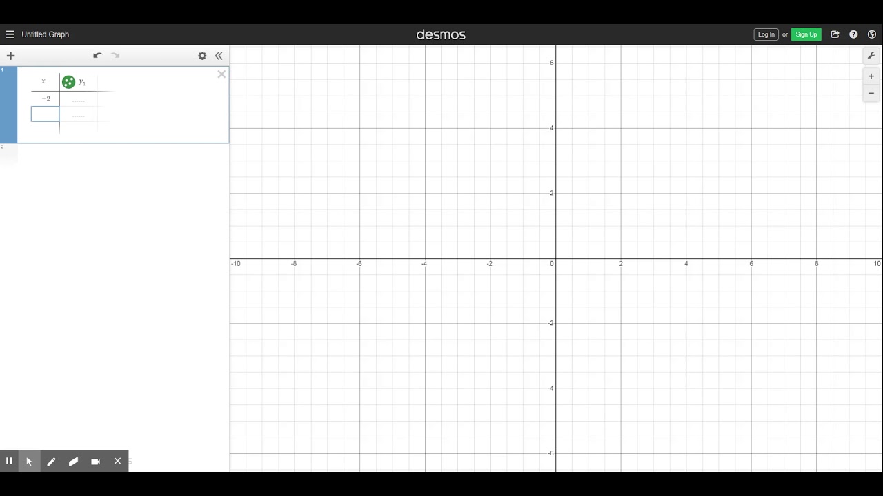 Create Function Table Of Values In Desmos Graphing Calculator YouTube Create Function Table Of Values In Desmos Graphing Calculator YouTube