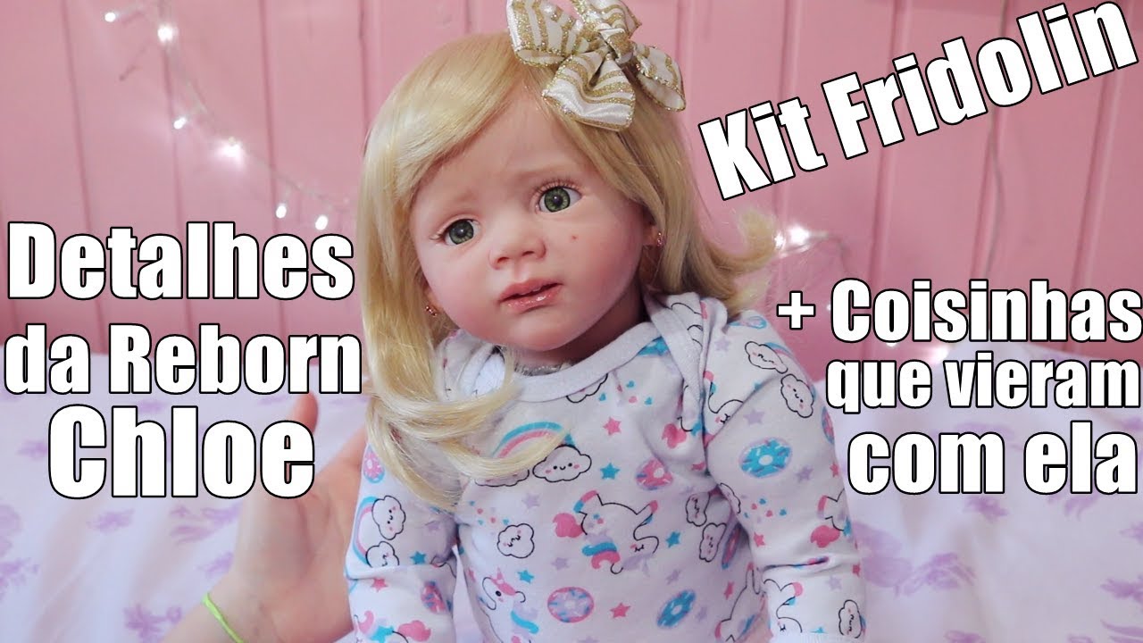 Acessórios da Nova Bebê Reborn + Detalhes (Tour pela Chloe) Kit ...