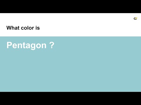 Pentagon color #96ccd1 hex color - Blue color - Warm color 96ccd1