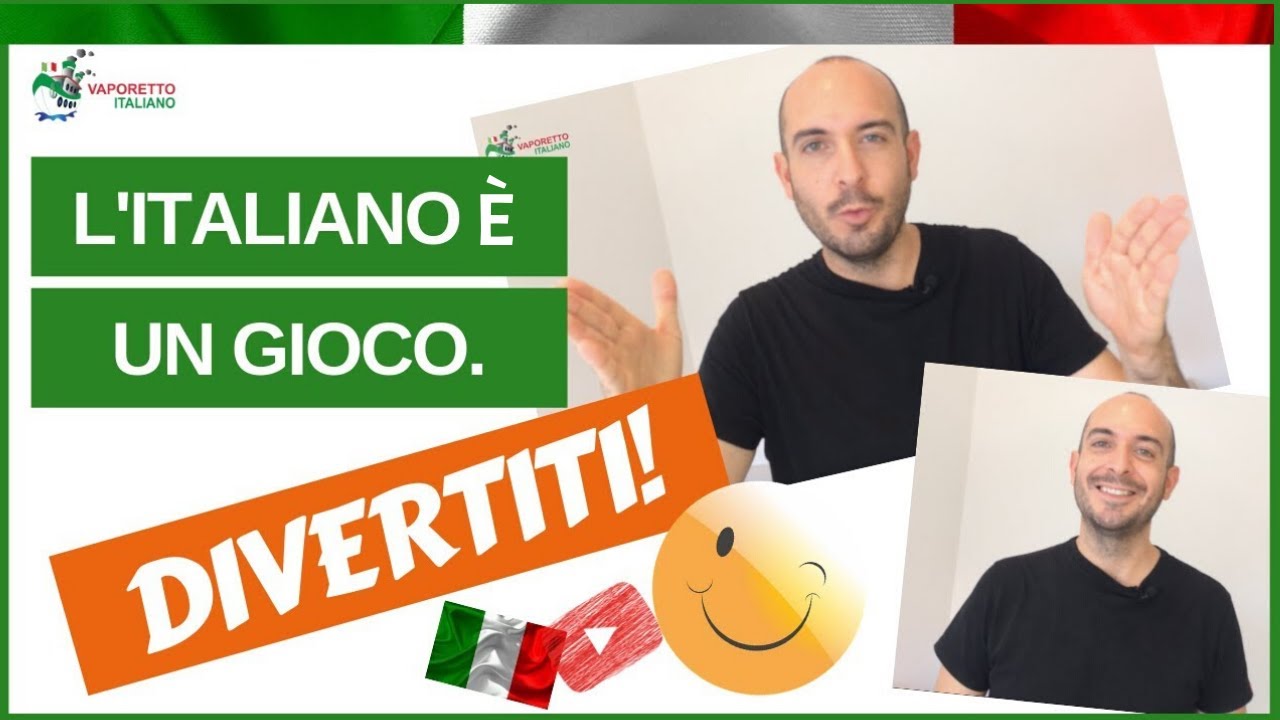 Imparare l'italiano è un gioco. Divertiti! | Impara l'italiano con ...