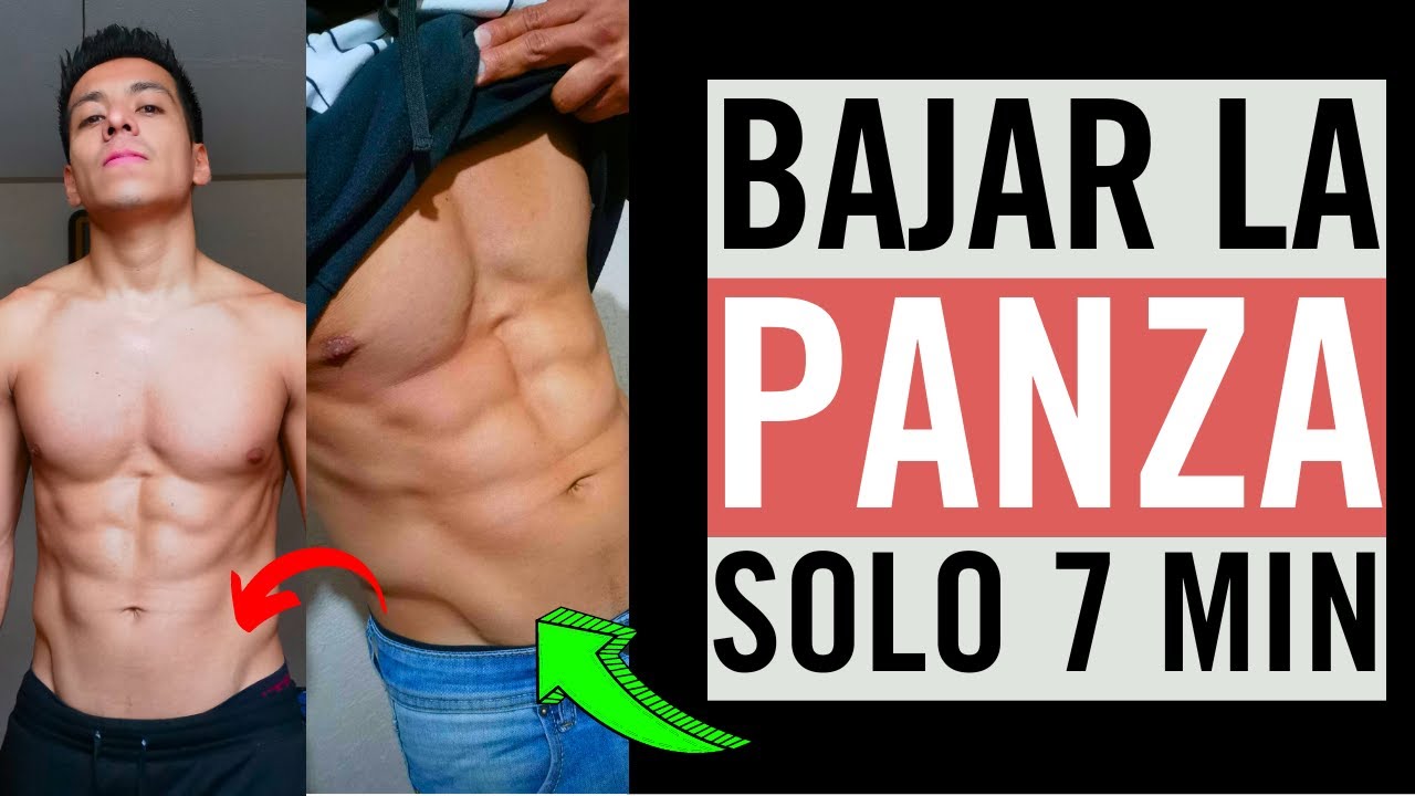 Ejercicios para BAJAR LA PANZA en casa 🔥 SOLO 7 MINUTOS - YouTube