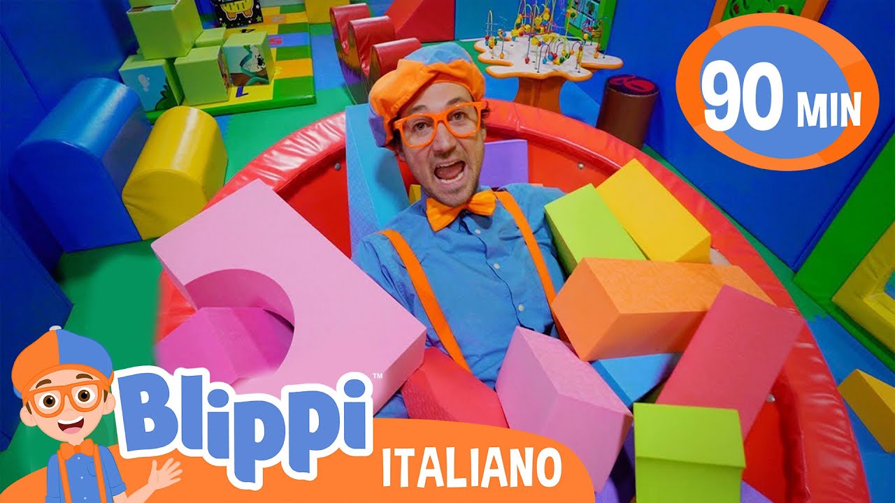 Blippi visita un parco giochi al coperto | Blippi in Italiano | Video ...