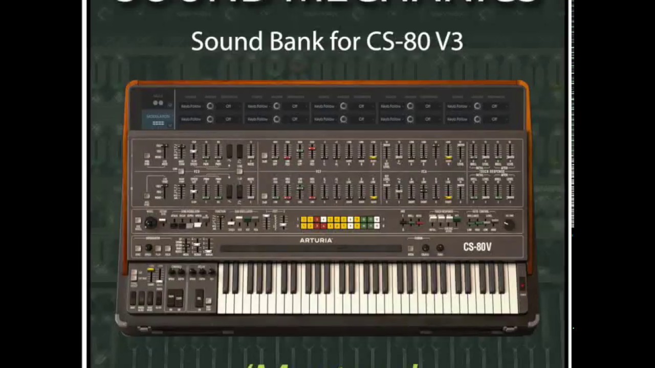 Arturia CS-80V 3 - Sound Bank 'Mystery' - YouTube