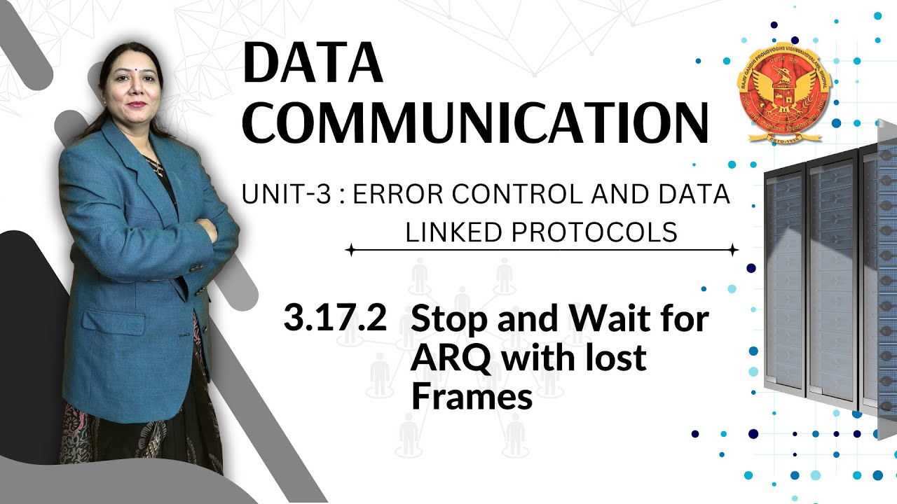 3.17.2 Stop and Wait for ARQ with lost Frames | EC603(A) | - YouTube