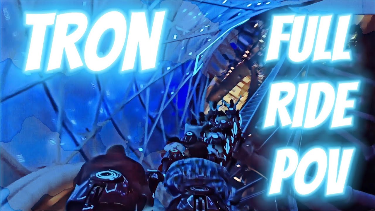 Full Ride POV Tron in Magic Kingdom - YouTube