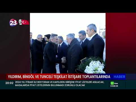 AK PARTİ İL BAŞKANI YILDIRIM, AK PARTİ BİNGÖL VE TUNCELİ TEŞKİLAT İSTİŞARE TOPLANTILARINA KATILDI