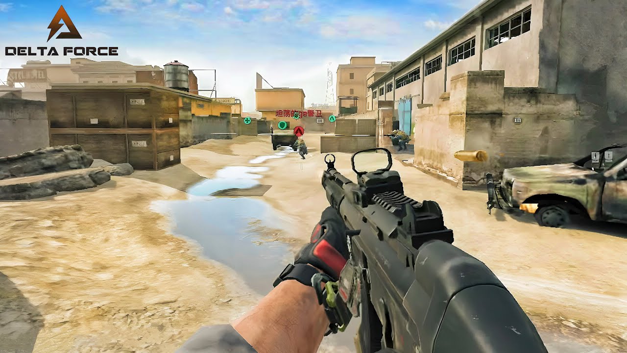 DELTA FORCE MOBILE: NEW BEST CRACKED MAP GAMEPLAY (DEFENDING POV) - YouTube