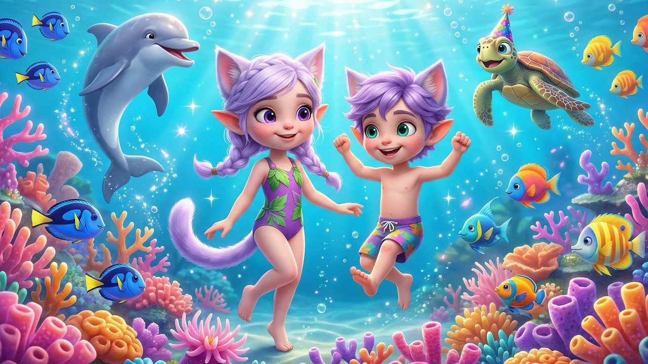 Ocean Friends Dance 🌊 Fun Dance Along Song for Kids | Learn to Care for ...