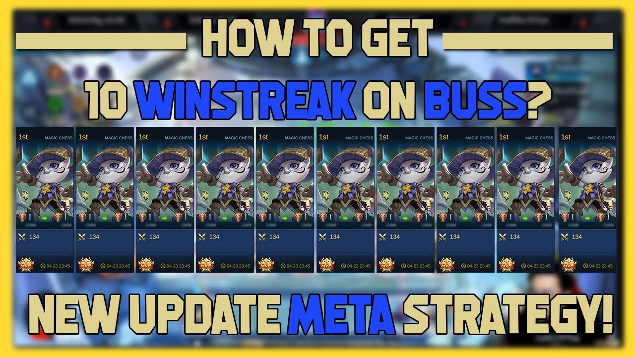 HOW TO GET 10 WINSTREAK OR MORE WITH BUSS 3RD SKILL FT.MIDAS TOUCH ...