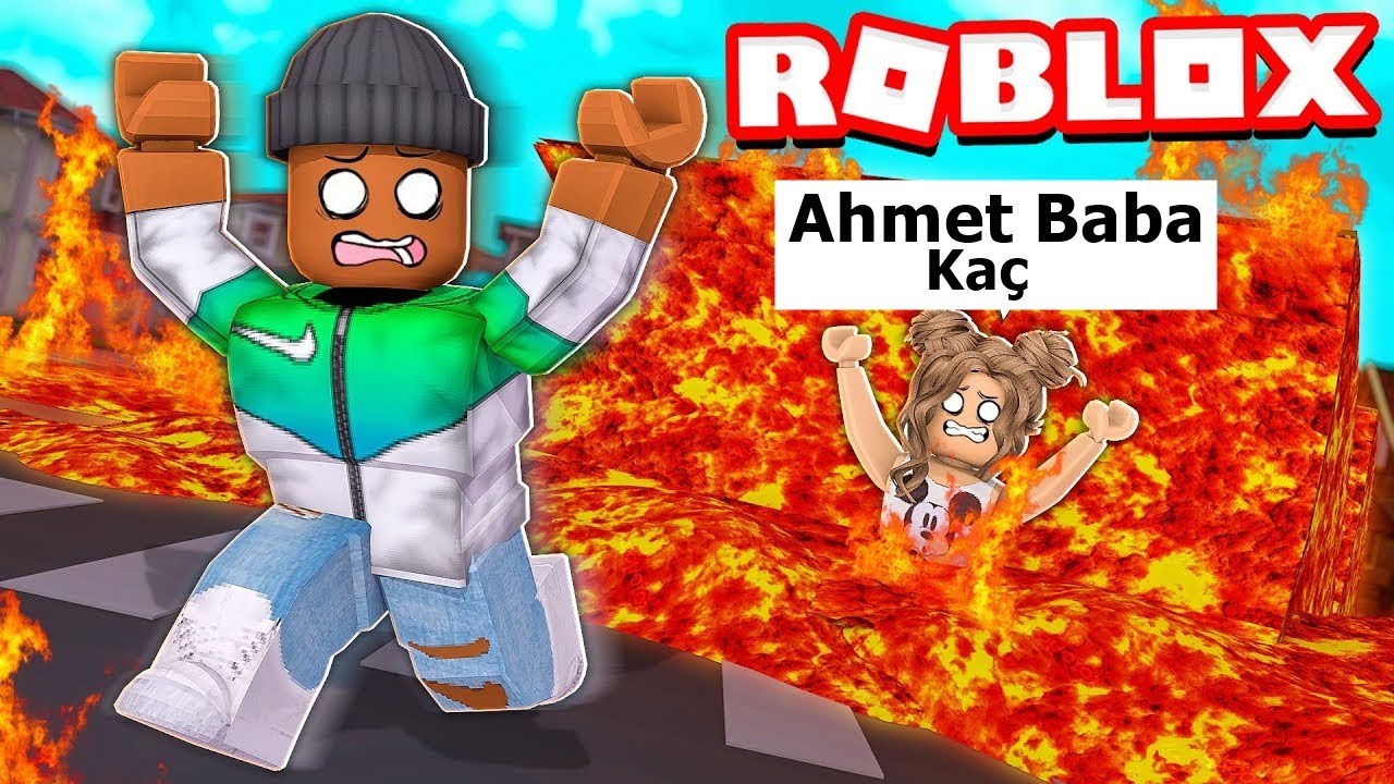 Lavlardan Kaçma Oyunu 🔥 | Ahmet Baba - Lava Run Roblox - YouTube