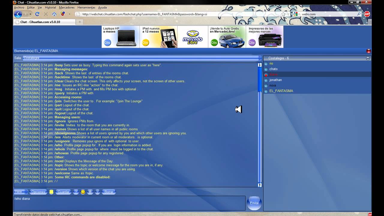 Flashchat - Como Sacar El IP Address De Un Usuario Del Chat - YouTube