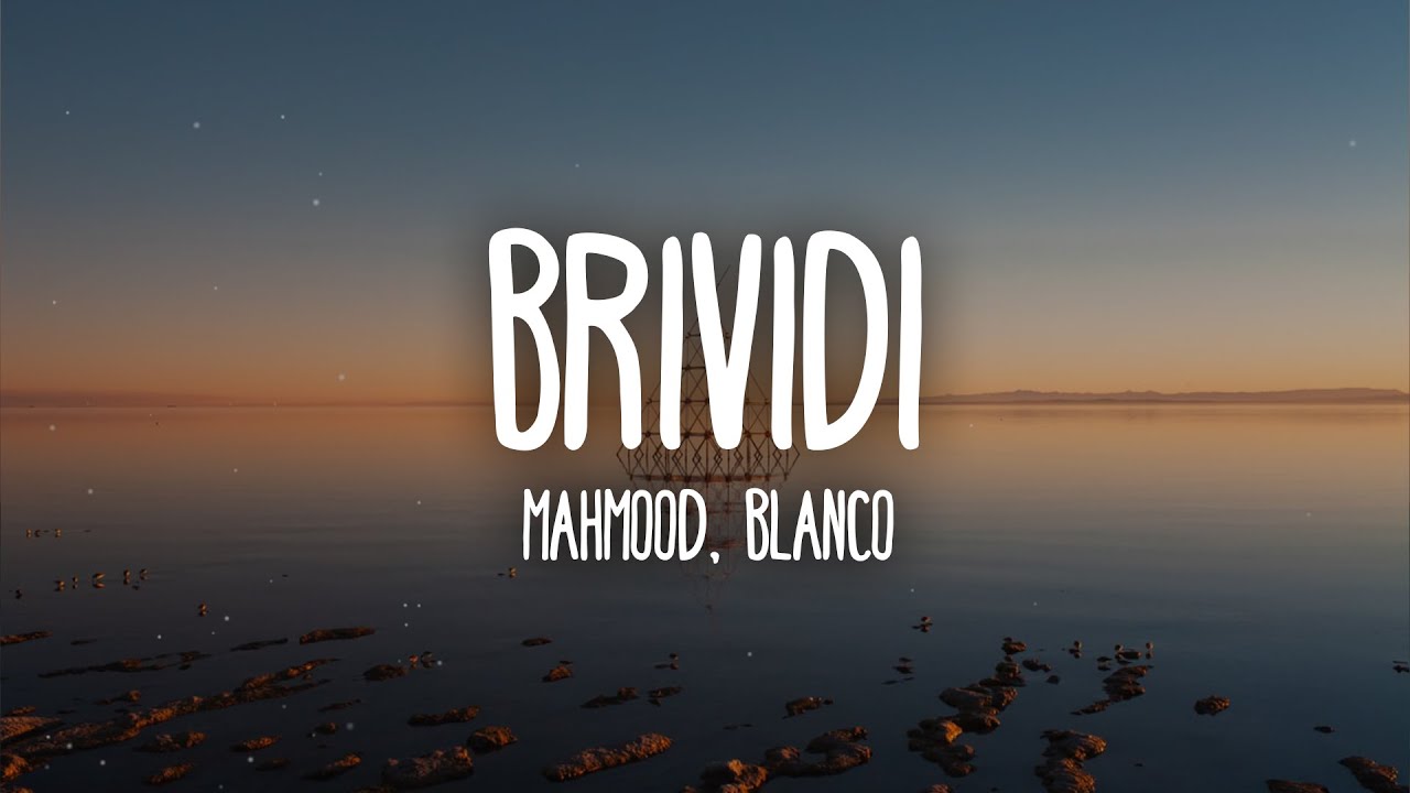 Mahmood, BLANCO - Brividi (Testo/Lyrics) | Sanremo 2022 - YouTube