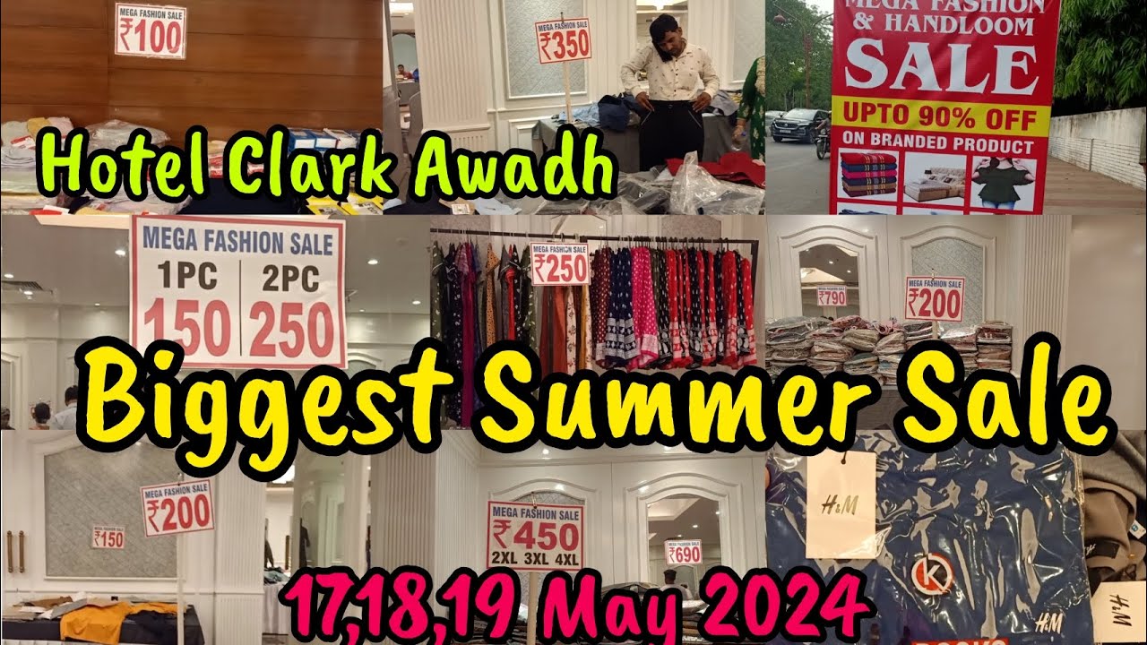 Mega Fashion & Handloom sale|Up to 90% off on branded products|Hotel ...