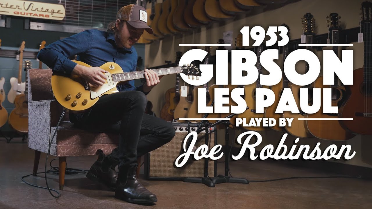 1953 Gibson Les Paul played by Joe Robinson - YouTube